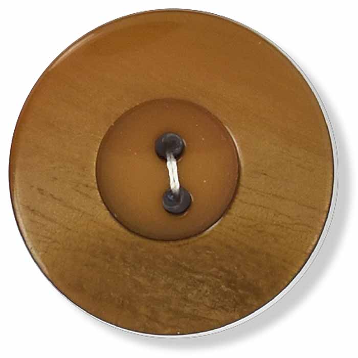 Round Thick Rimmed Button - Spice (54 ligne) | King Cole