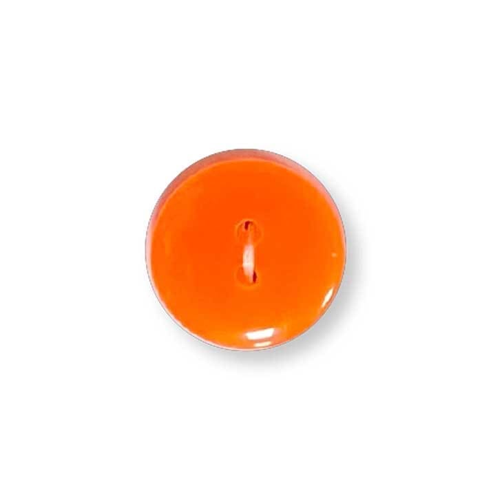 Round Plain Button - Neon Orange (28 ligne) | King Cole