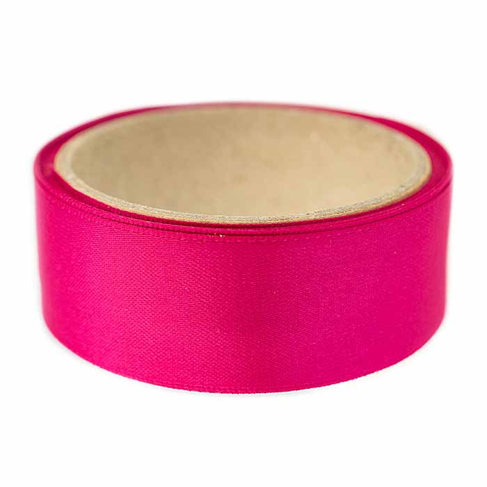 Shocking Pink Ribbon (25mm x 3m) | King Cole