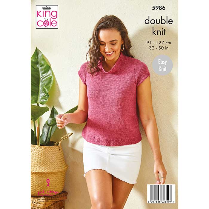 Tops Knitted in Linendale DK | King Cole