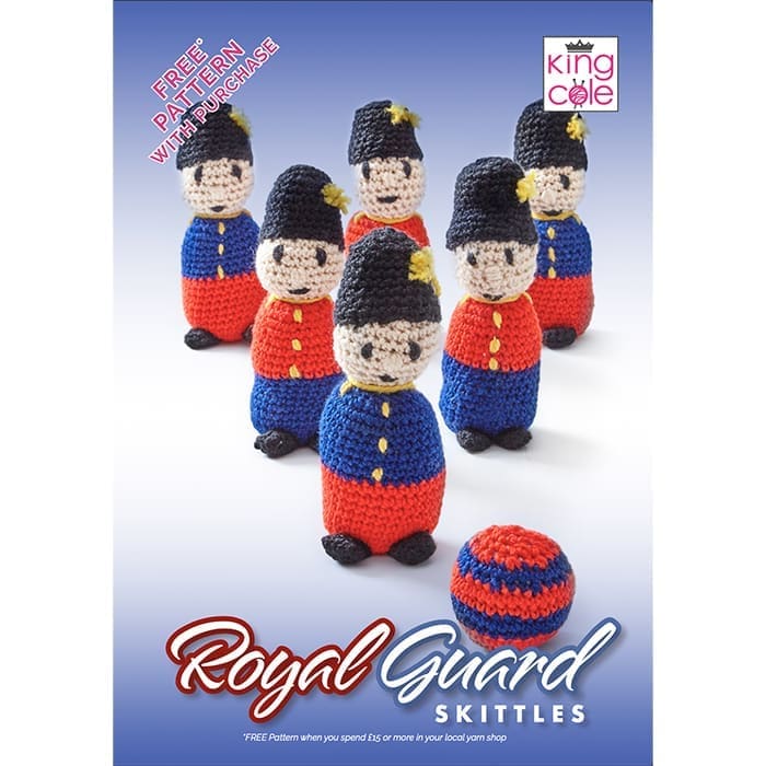 Royal Guard Skittles Crocheted in Big Value Chunky | King Cole