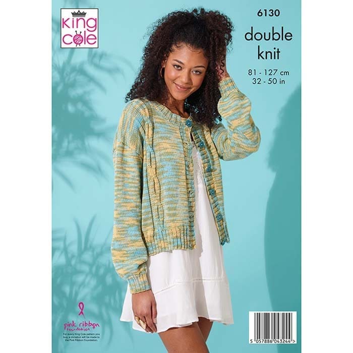 Cardigans Knitted in Linendale Reflections DK | King Cole
