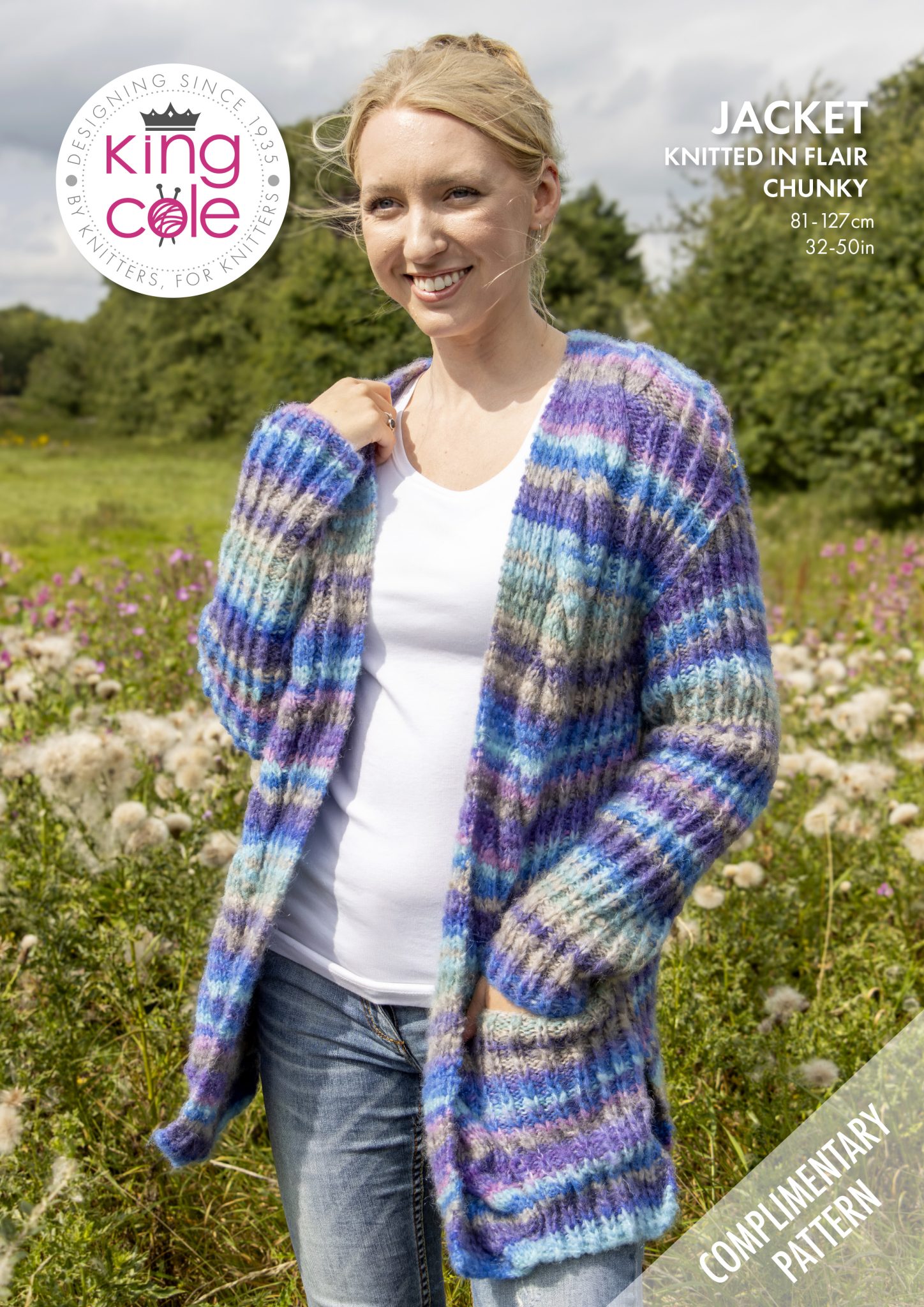 Flair Chunky Jacket - Complimentary Pattern | King Cole